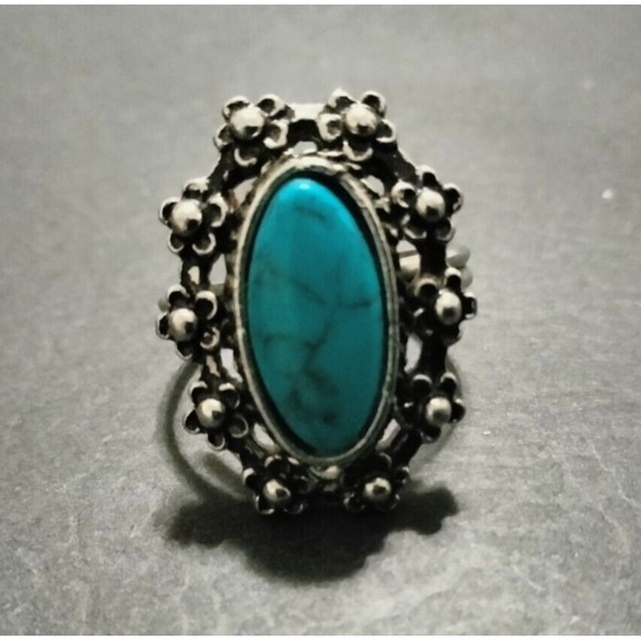 Unbranded | Jewelry | Vintage Adjustable Turquoise Ring | Poshmark